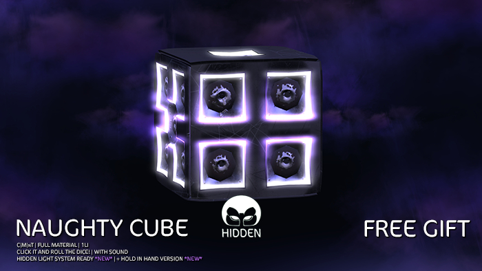Second Life Marketplace - HIDDEN :: Naughty Cube :: FREE GIFT